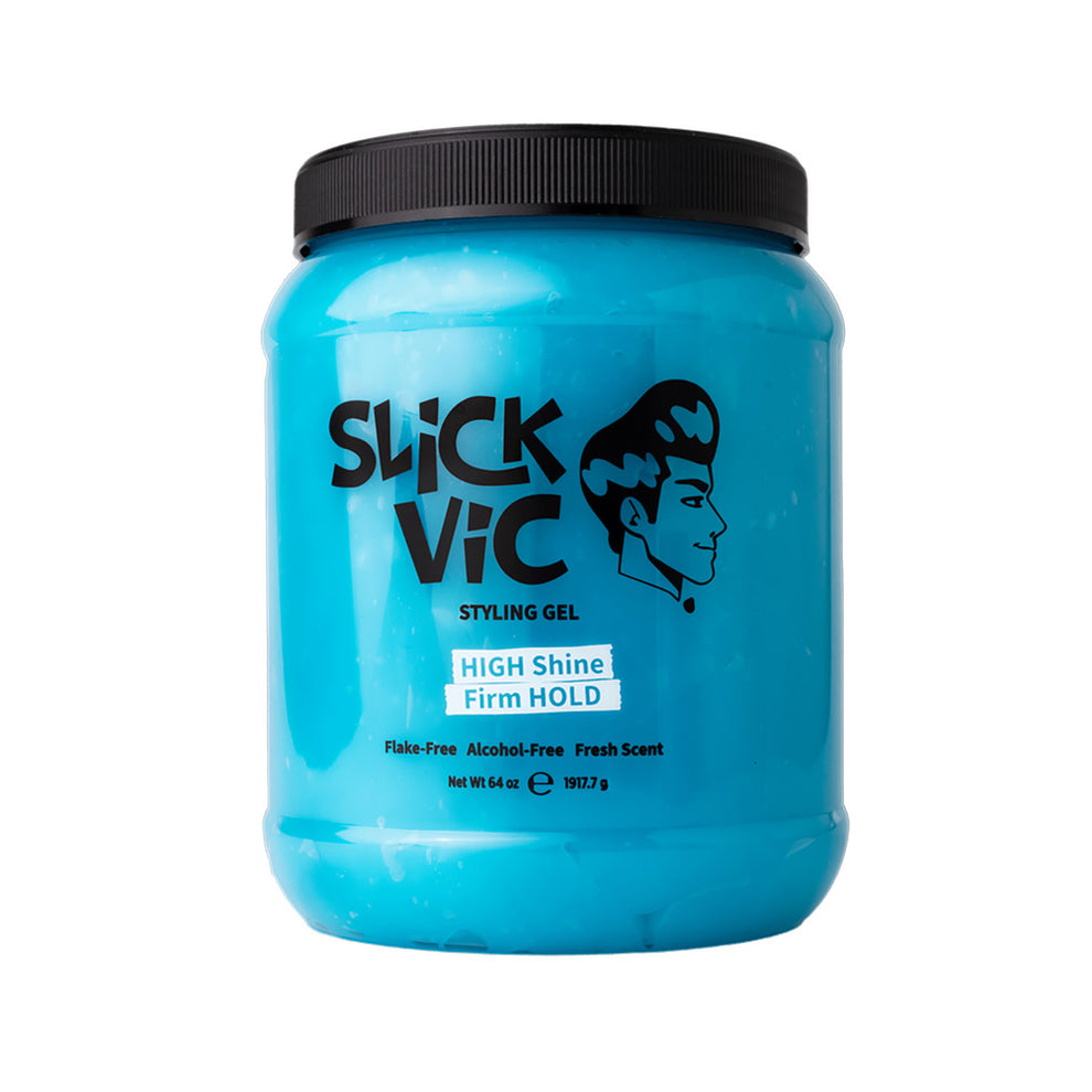 Slick Vic Styling Gel – High Shine, Firm Hold Hair Gel for Barbers & Stylists – SD Barber Supply